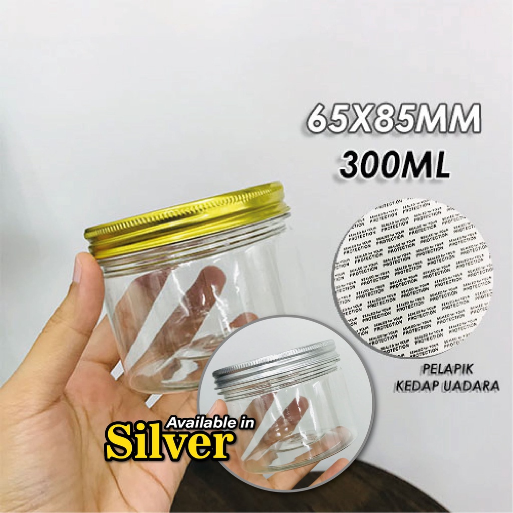 DC Balang Kuih Aluminium Penutup Jar Kuih Biskut Bekas Sambal Plastik ...