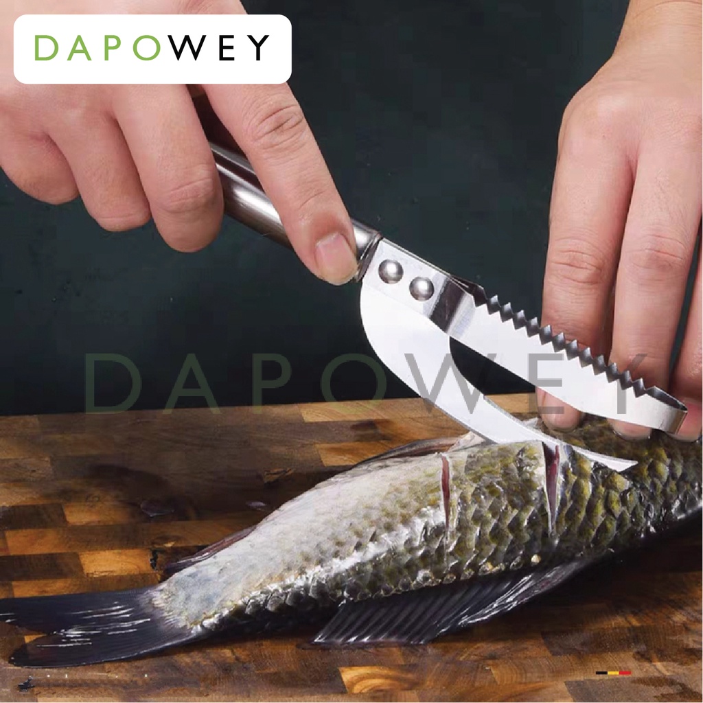 DW Fish Scale Knife Cut Stainless Steel Skin Remover Scrapper Scrape ...