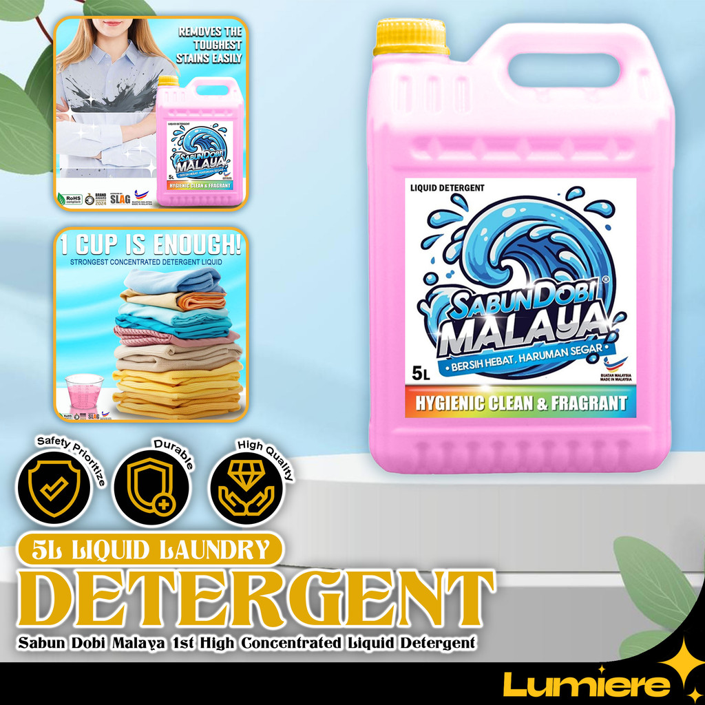 High-Quality Sabun Dobi Malaya 5L Concentrated Anti-Bacteria Laundry ...