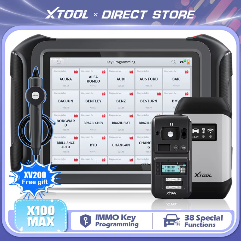 XTOOL X100 MAX Professional Key Programming Tools All System Diagnostic ...