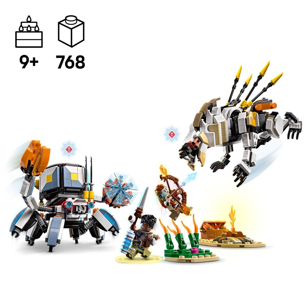 LEGO 77037 Horizon Adventures Aloy & Varl vs. Shell-Walker & Sawtooth ...