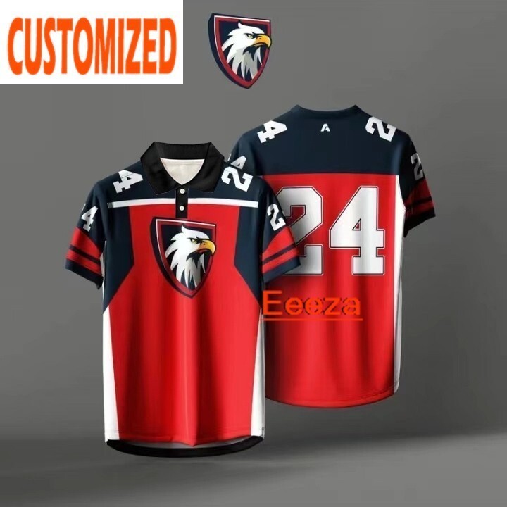 2025 Nfl Premium Jersey Eagle Red Quick Dry Unisex Sport Men Jersi ...