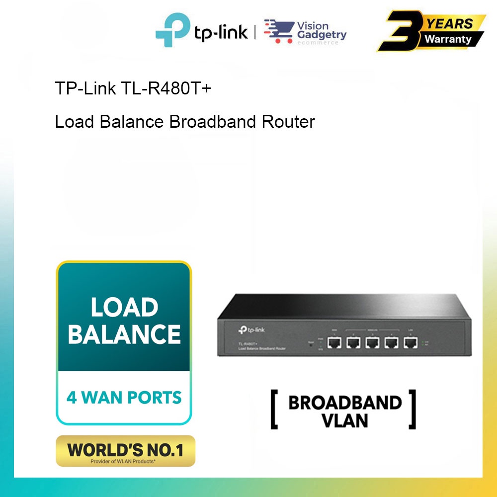 TP-Link TL-R480T+ Load Balance Broadband Router | Shopee Malaysia