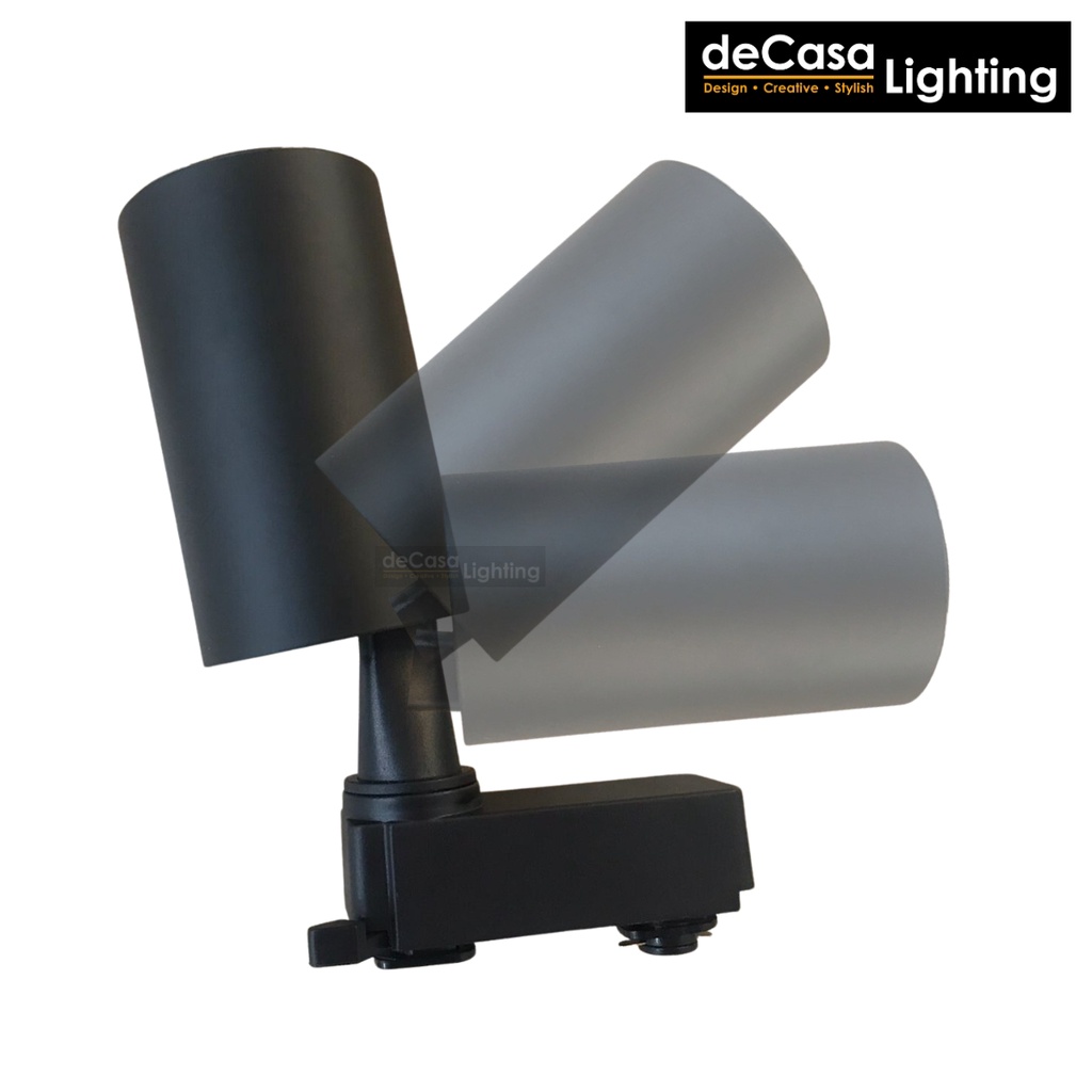 Decasa Lighting Single Spotlight Rail Track Tenjo Black Color Lighting ...
