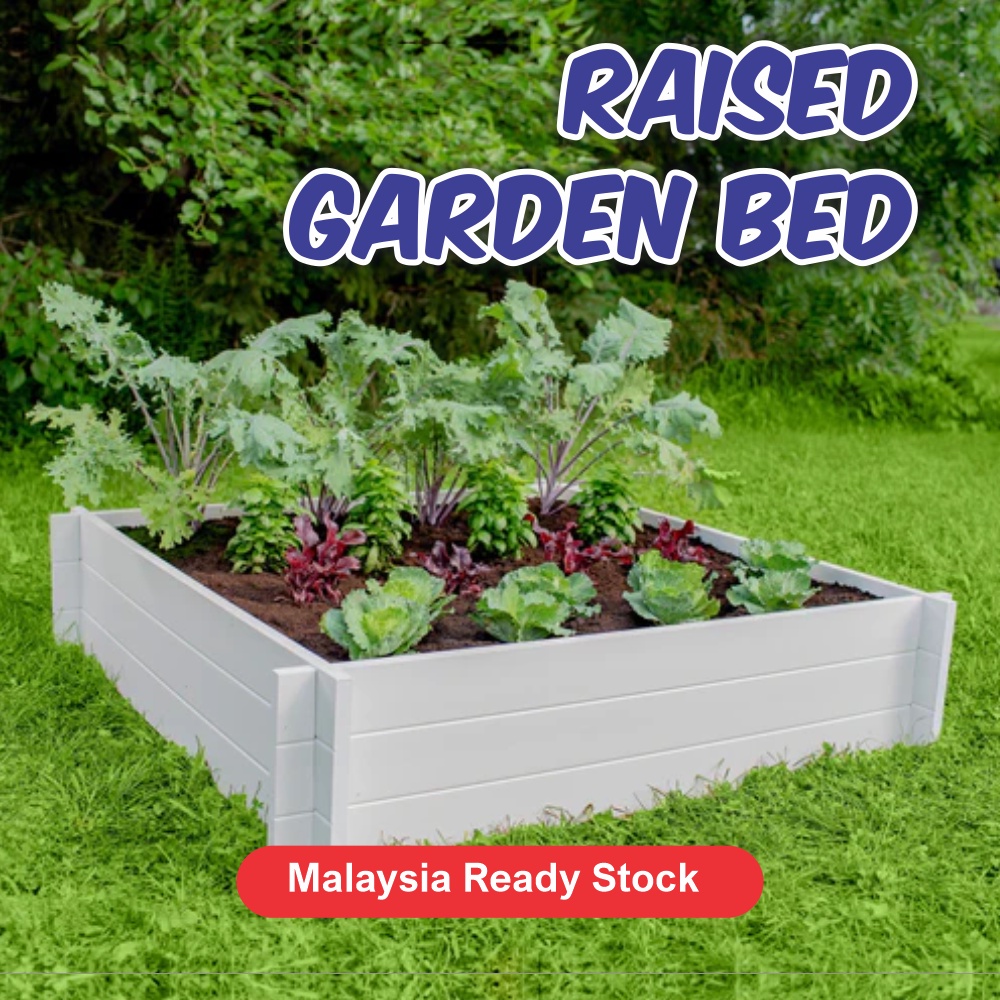 Katil taman pasu bunga kotak tanaman raised garden bed planter box ...