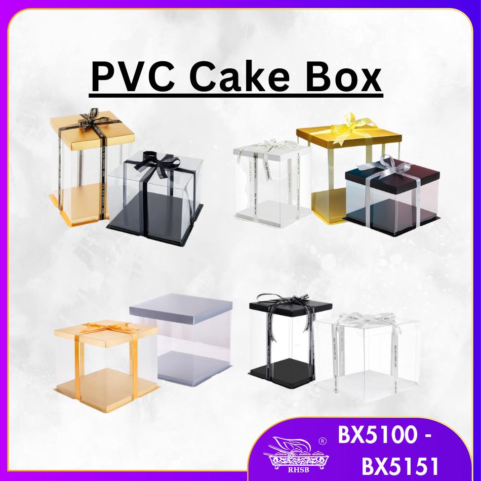 PREMIUM CAKE BOX / TRANPARENT CAKE BOX / KOTAK KEK HANTARAN / GIFT BOX ...