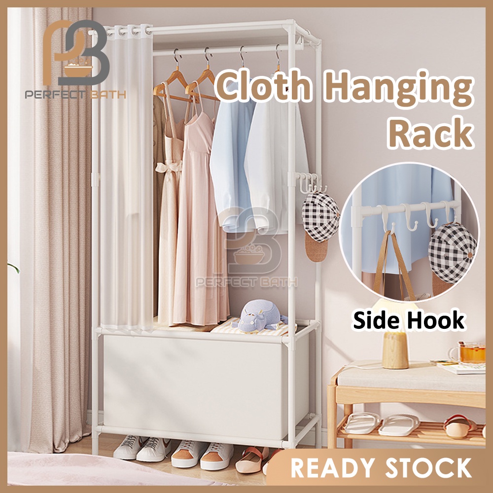 Perfect Bath Clothes Hanging Rack Laundry Rack Storage Rack Rak Baju ...
