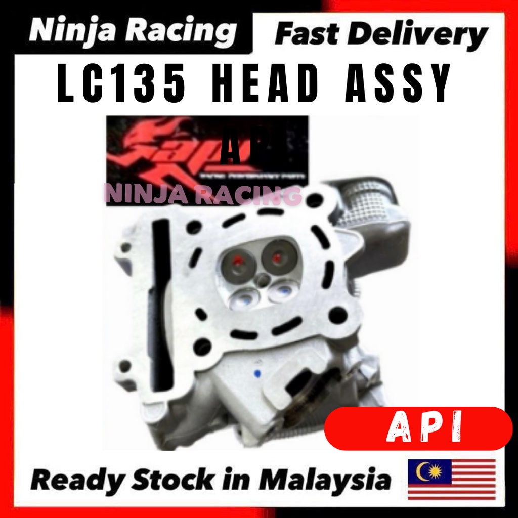 Yamaha LC 135 LC135 135LC V1 CYLINDER HEAD ASSY HEAD ASSY STD STANDARD ...
