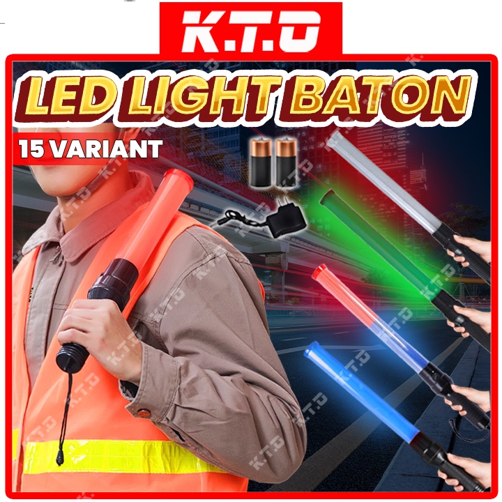 Outdoor Rechargeable Traffic Safety Baton Light Stick Signal Road ...