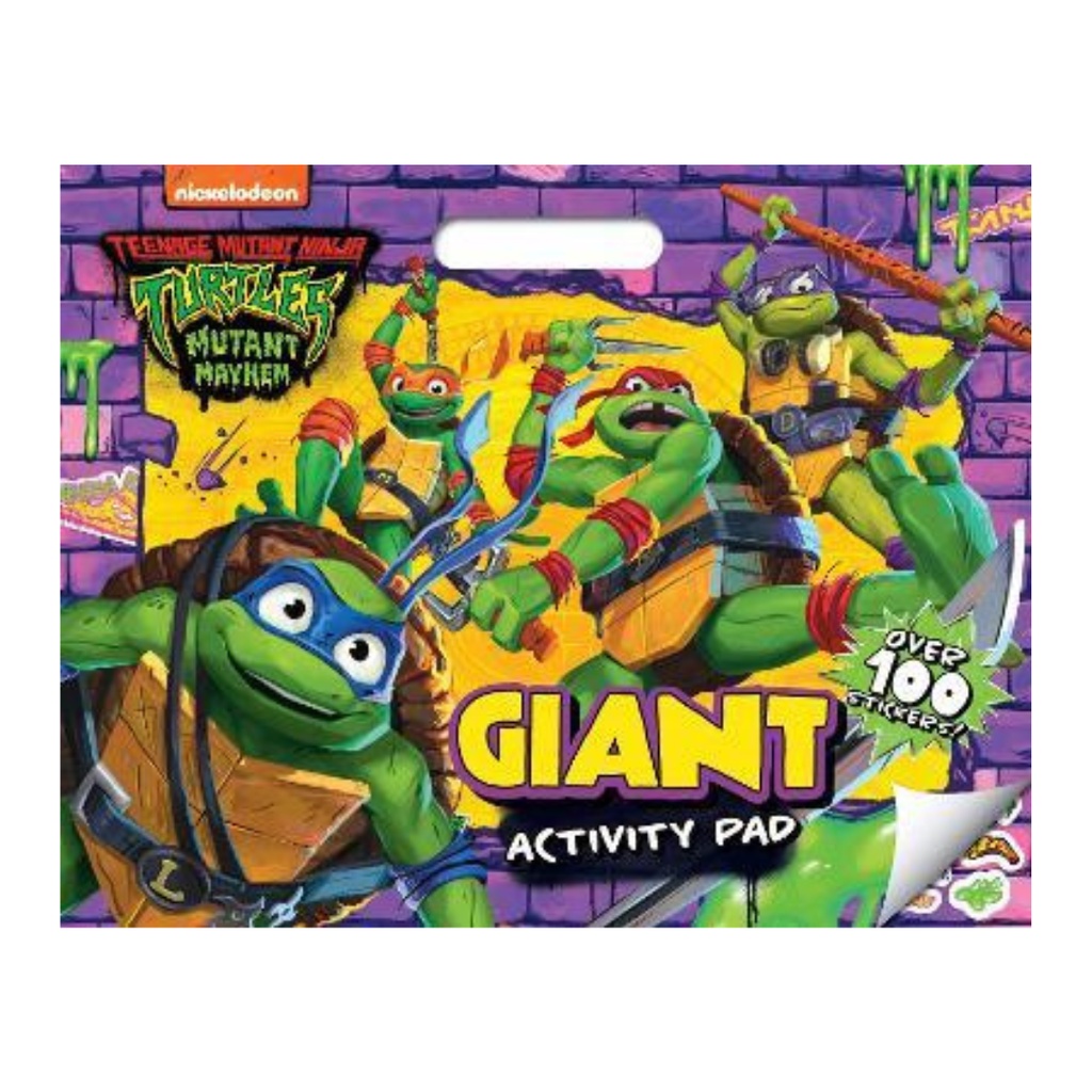 Teenage Mutant Ninja Turtles Giant Activity Pad With Puzzles Mazes ...