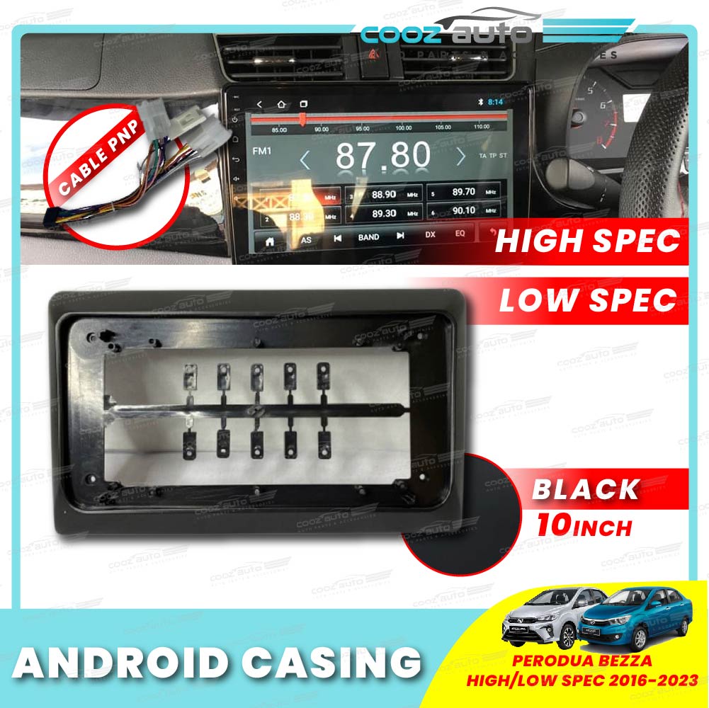 Perodua Bezza 2016 - 2024 Small High Low Spec Dashboard Audio Android ...