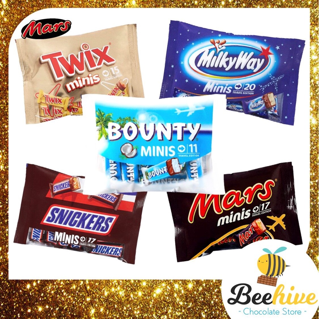 Mars Chocolate Assorted Selections 333g Mars / Bounty / Twix / Snickers ...