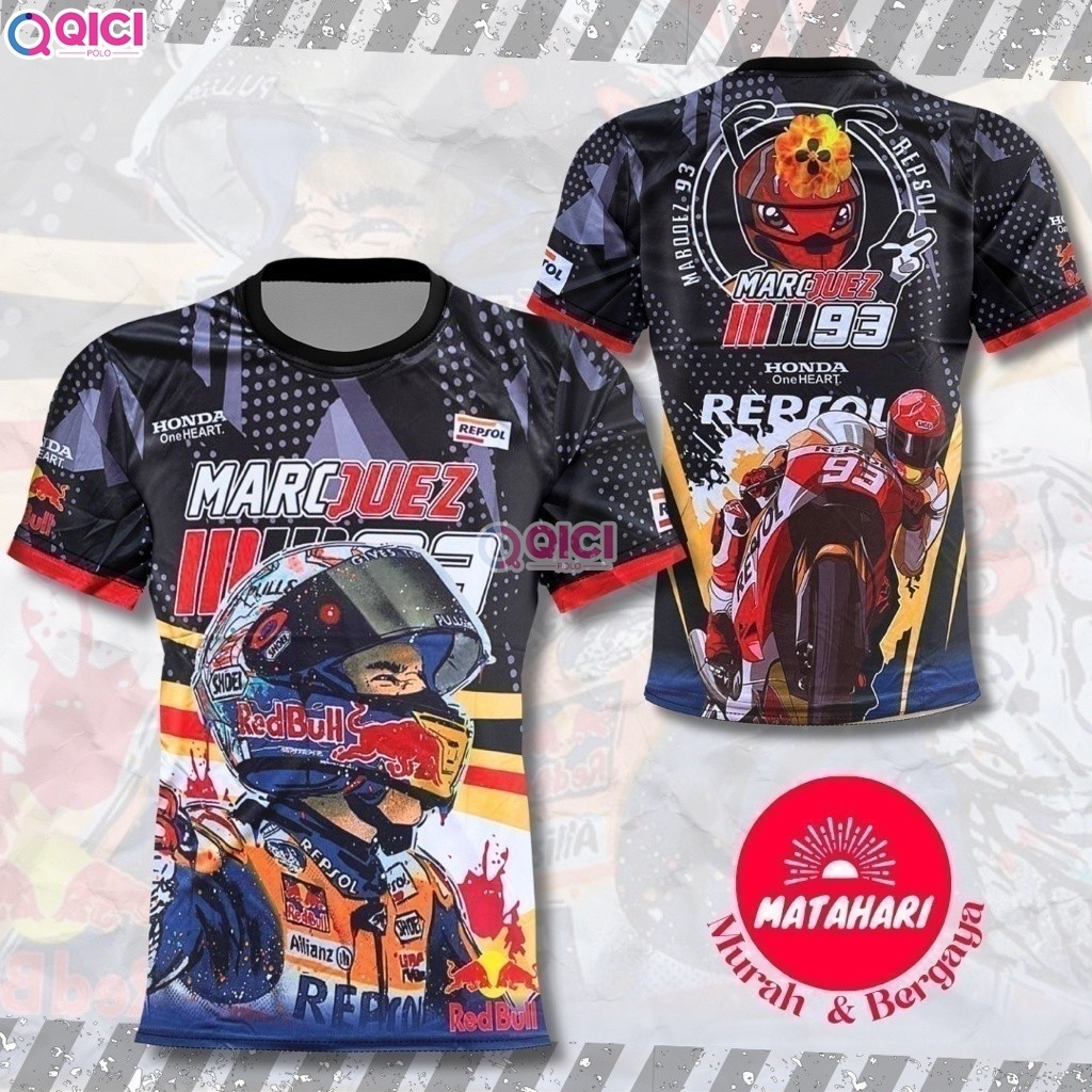 QIci Jersey Sun 2025 T-shirt Sublimation Motor Marquez 93 Fan Honda ...