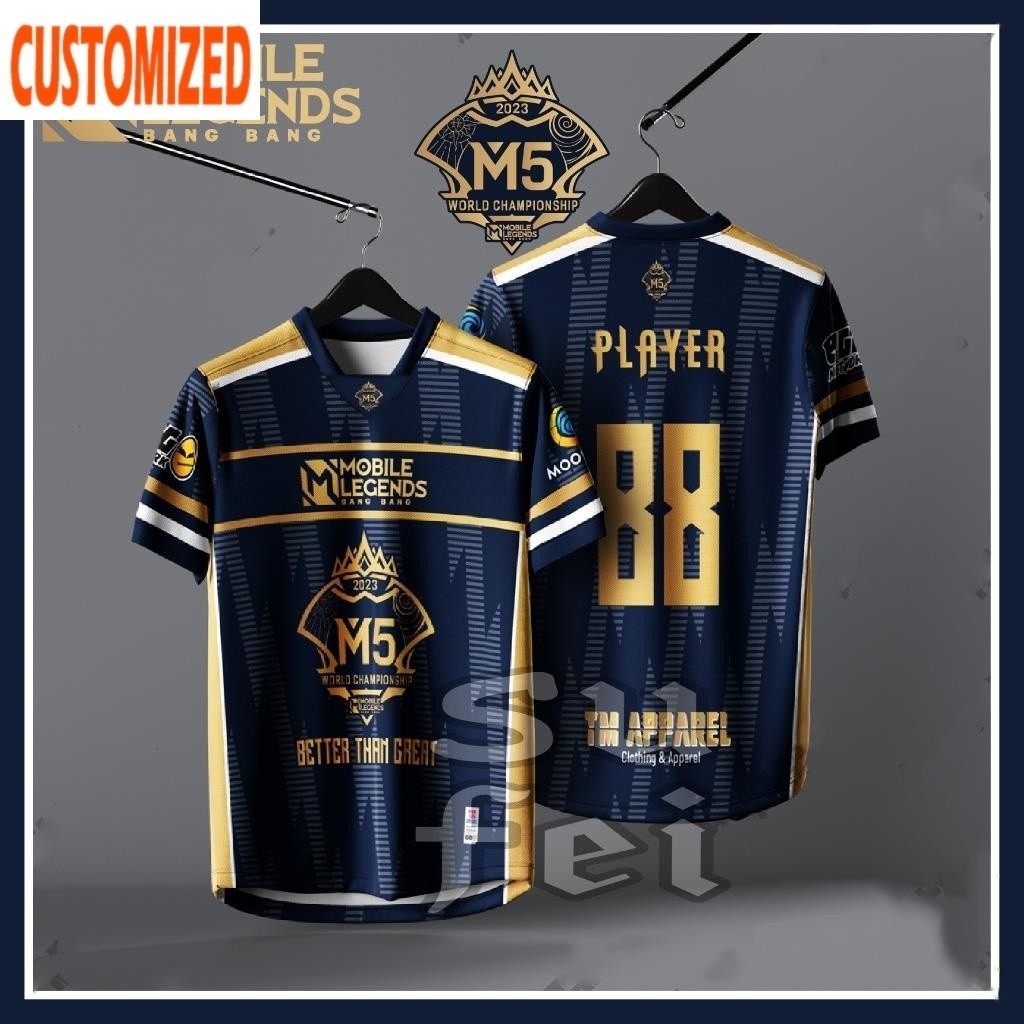 Free Custom Name Number Mobile Legends Full Sublimation Jersey ...