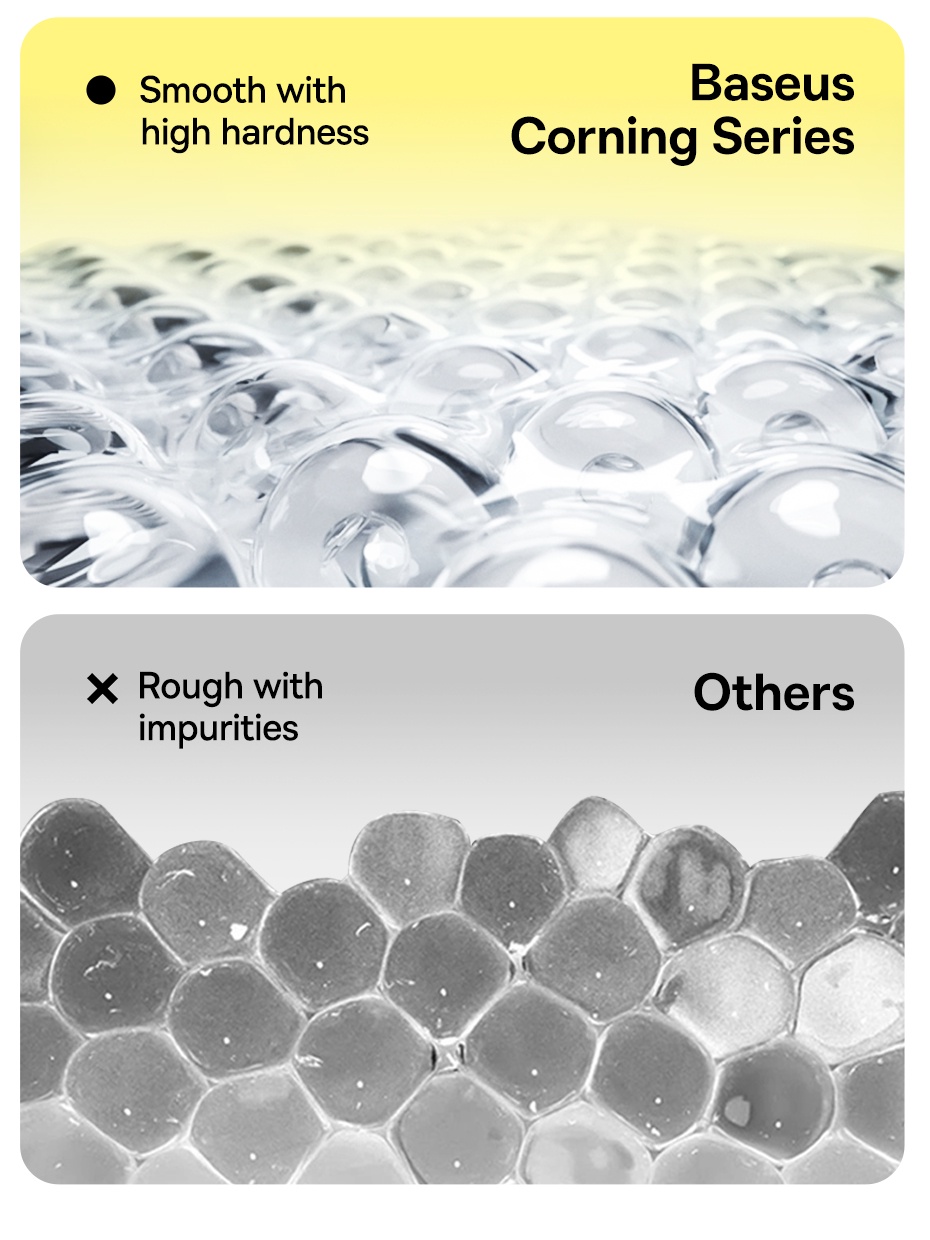 Baseus Corning Series Full-Coverage HD Tempered Glass Screen Protector ...