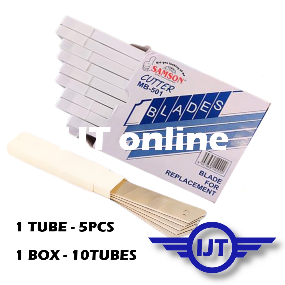 Samson MB-501 Cutter Blade (Big) (5pcs/tube) | Shopee Malaysia