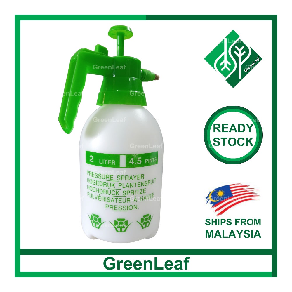 2L Brass Nozzle Pressure Plastic Sprayer Spray Pam Tekanan Semburan ...