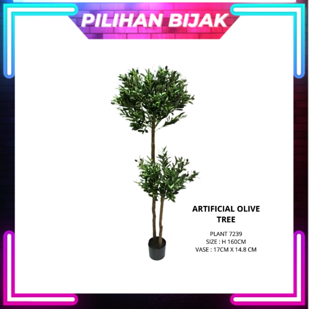 Olive Tree Pokok Olive Pokok Hiasan Viral Artificial Plant Artificial ...