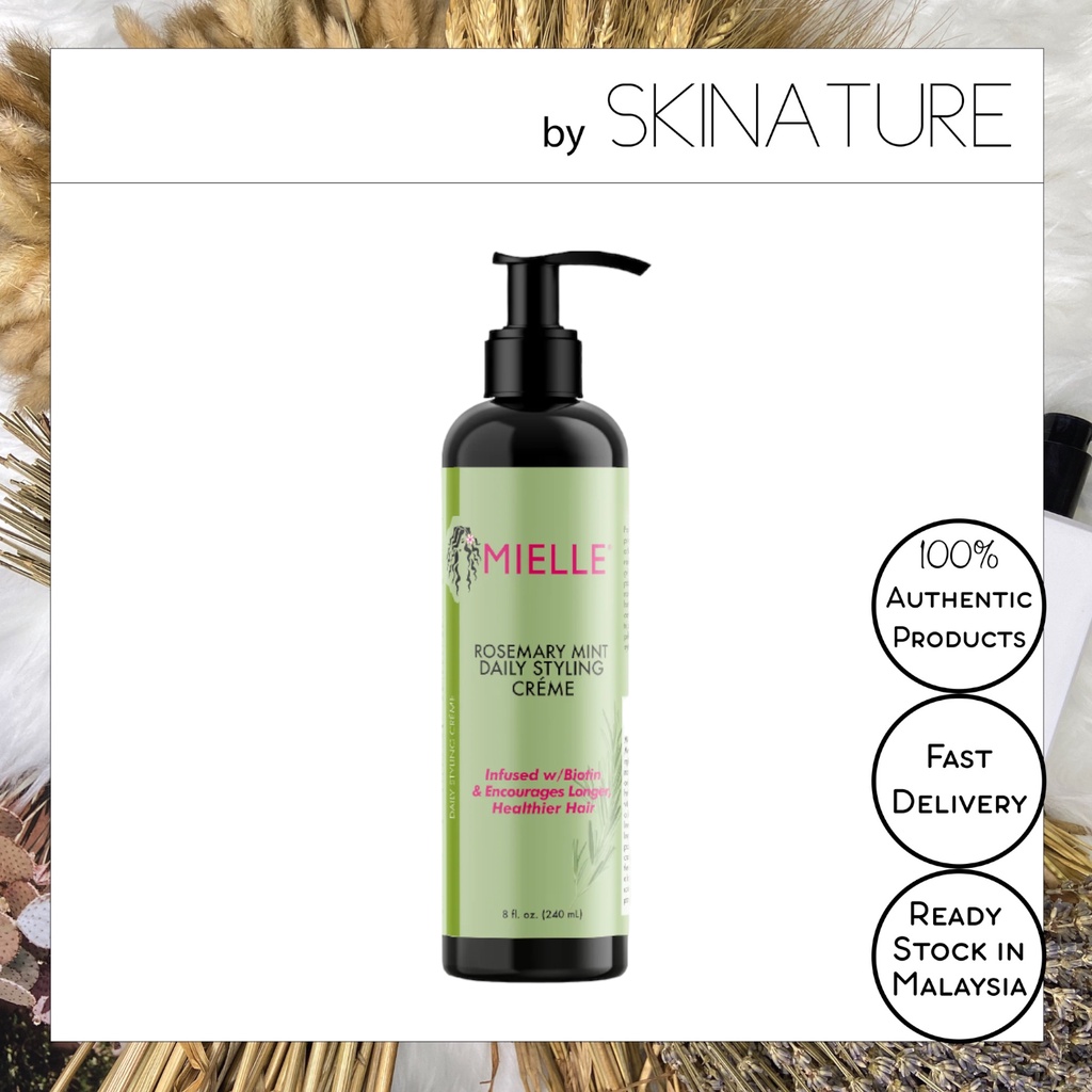 Mielle Organics Rosemary Mint Daily Styling Créme (240ml) | Shopee Malaysia