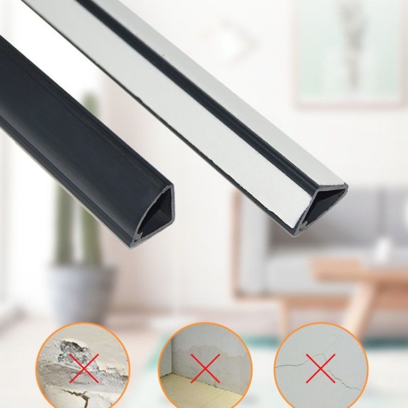 Triangle Corner Internal Corner Trunking PVC Open-Mounted Wall Corner ...