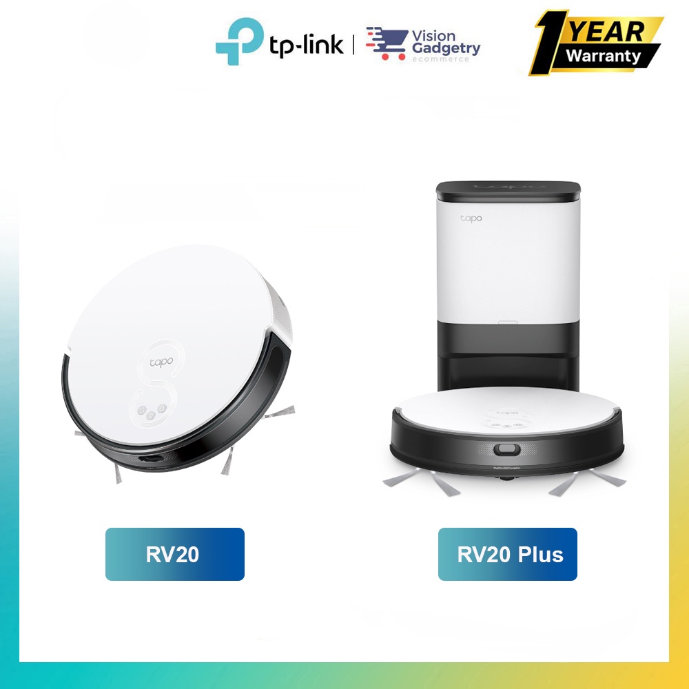 TP-Link Tapo RV20 Mop RV20 Mop Plus LiDAR Navigation Smart 3in1 Robot ...