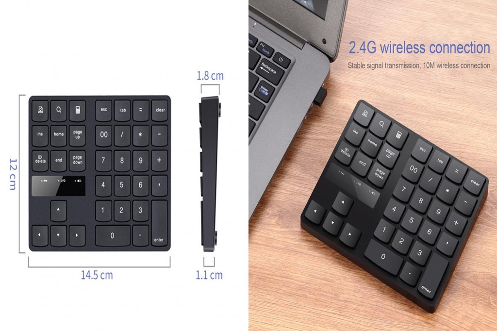 GRC- 35 Keys External Numeric Keyboard Computer Accessories Stable ...