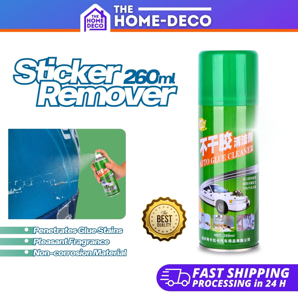 Adhesive Instant Cleaner 260ml Car Sticker Residue Remover Spray ...