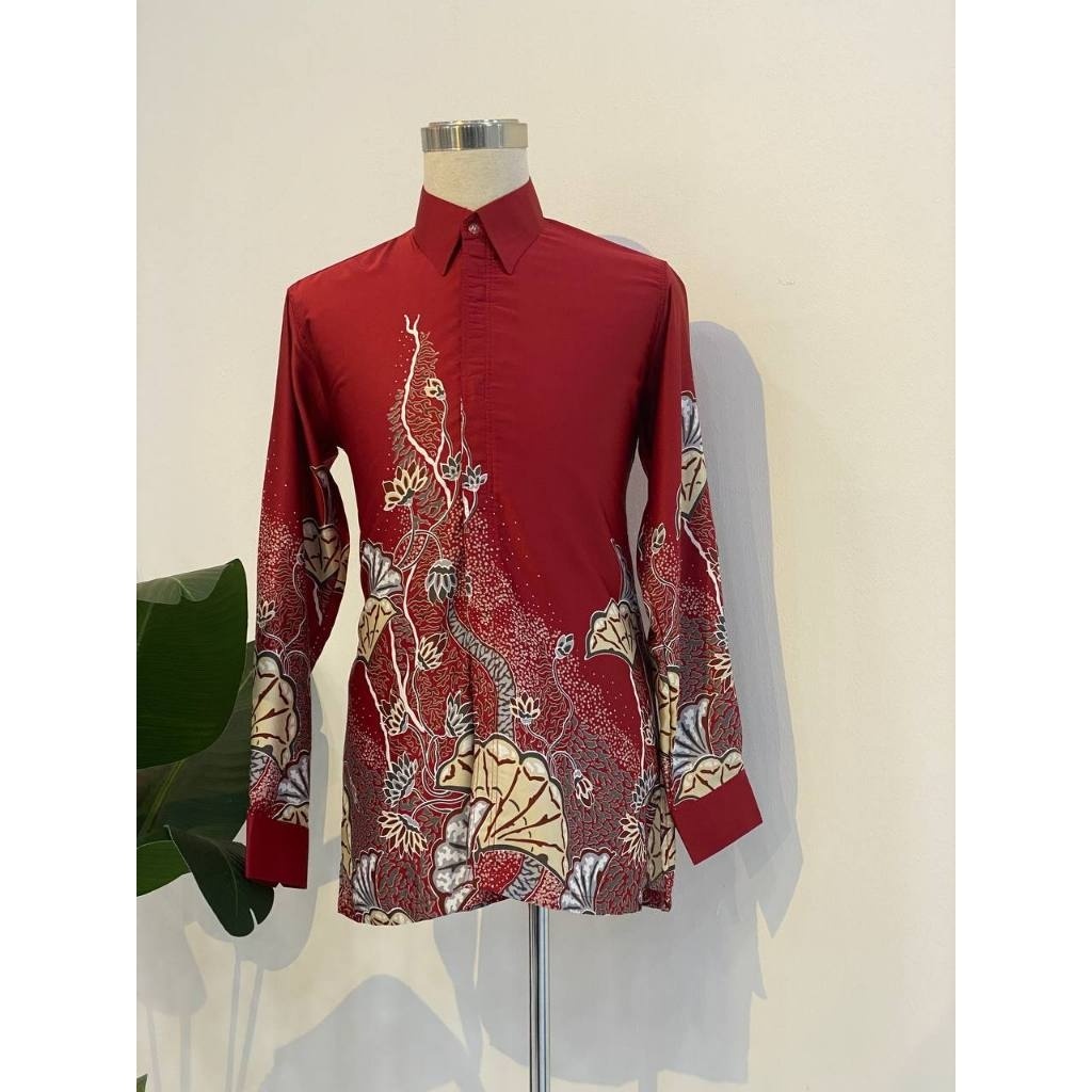 NEW DESIGN !!! KEMEJA CORAK BATIK GINGKO | STOCK LIMIT | CORAK BATIK ...