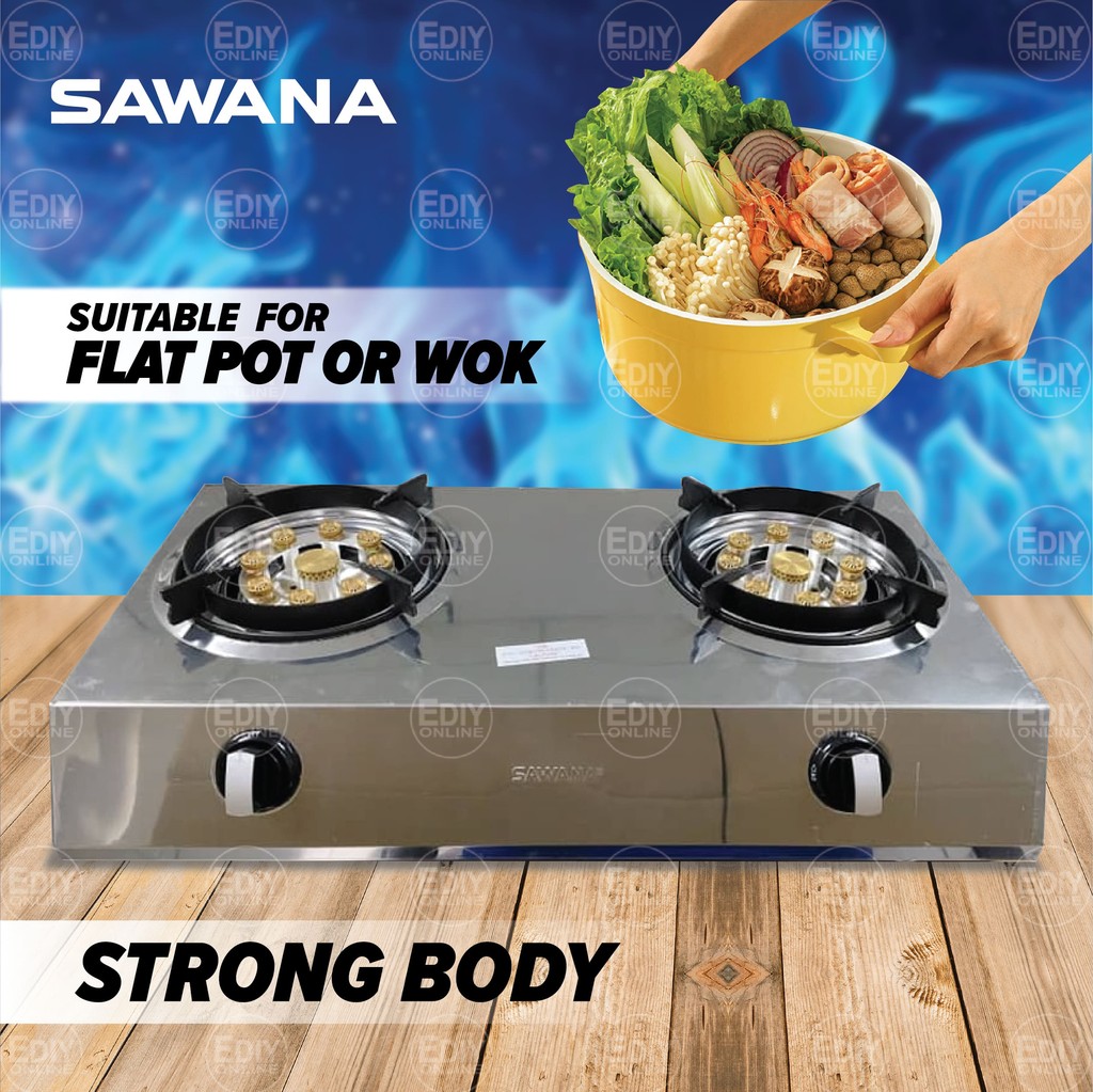 SAWANA SW920S Fast Cooking 9 Head burner Fierce Dapur Gas Cooker Stove ...