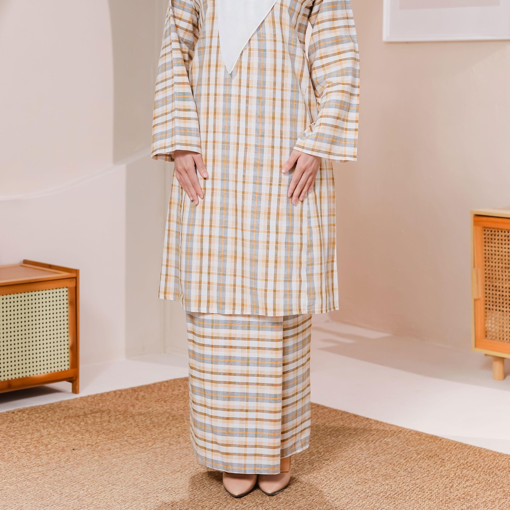 KURUNG WANDA Baju Kurung Wanita Muslimah Klasik Retro Set Sedondon Raya | Shopee Malaysia