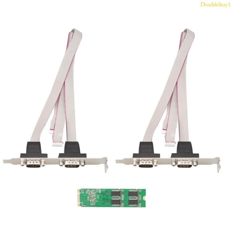 Dou 4 Serial Port Controller Card M 2 M-Key DB9 RS232 Adapter 2 COM ...