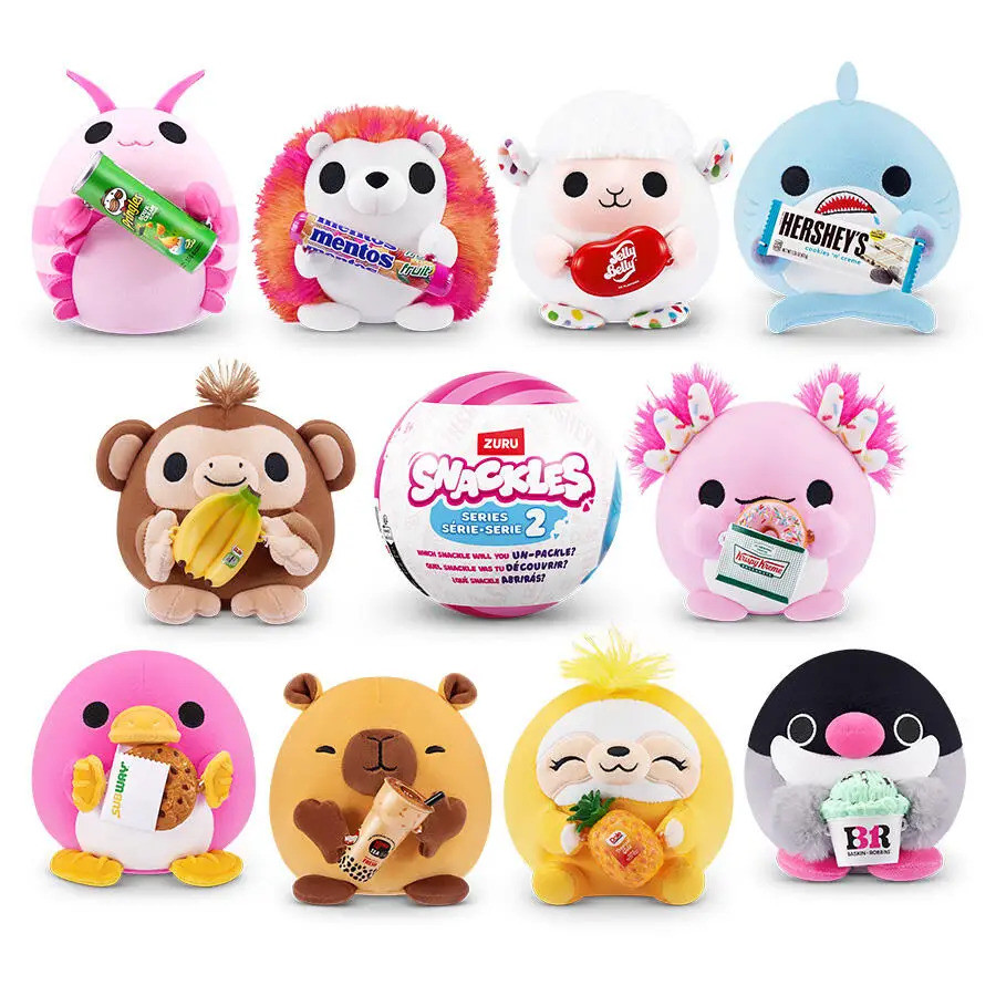 ZURU Snackles Series 2 Mystery Surprise Capsules Decorative Collections ...