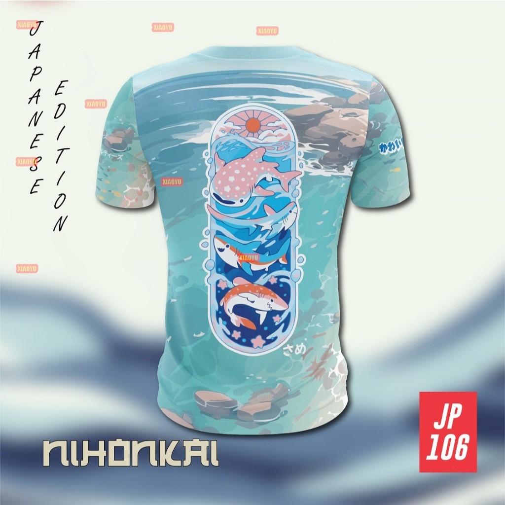 JP106 Japanese KAWAII Edition NIHONKAI 150GSM MICROFIBER EYELET JERSEY | Shopee Malaysia