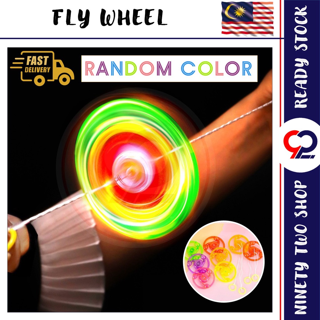 Classic Pull Flywheel Flash Yo-Yo Toy Multicolor Light Color Flying ...