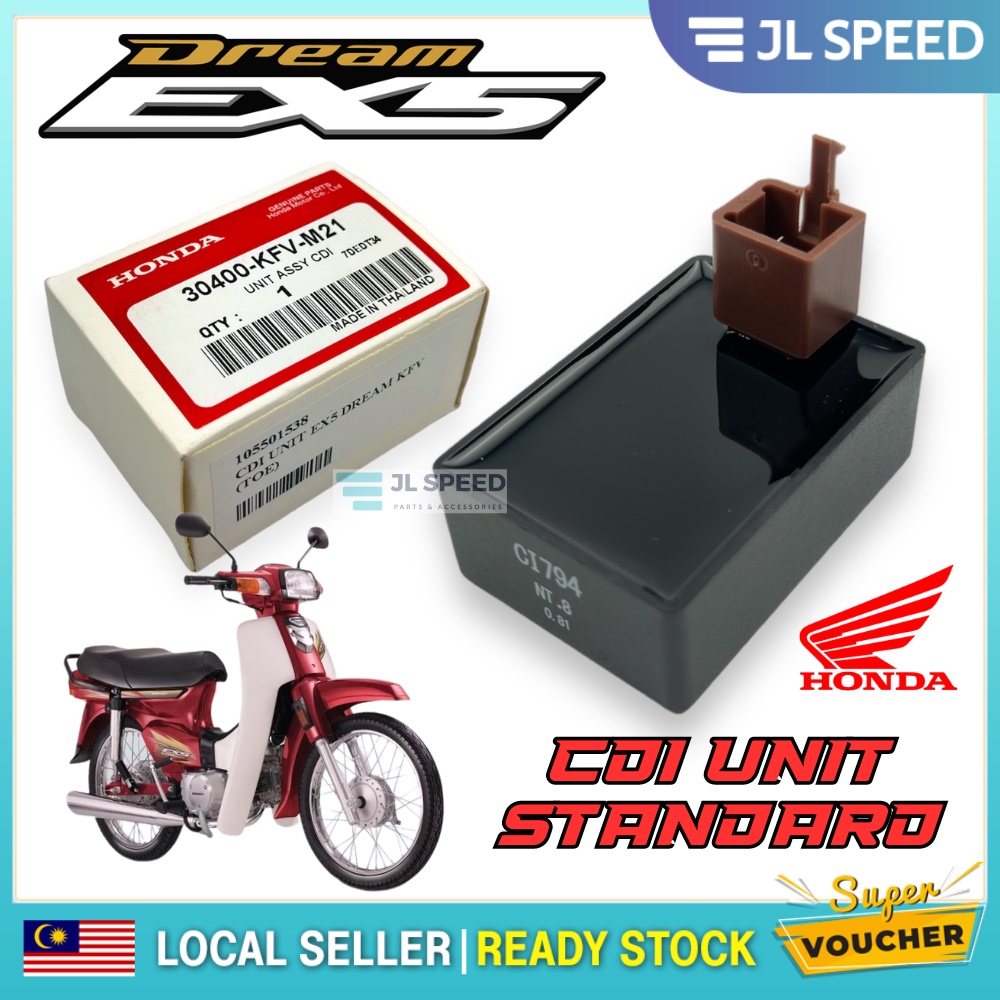 HONDA EX5 DREAM WAVE 100 EX5 CLASS 1 KRISS100 MR1 BONUS CDI UNIT STD STANDARD ORIGINAL THAILAND ...