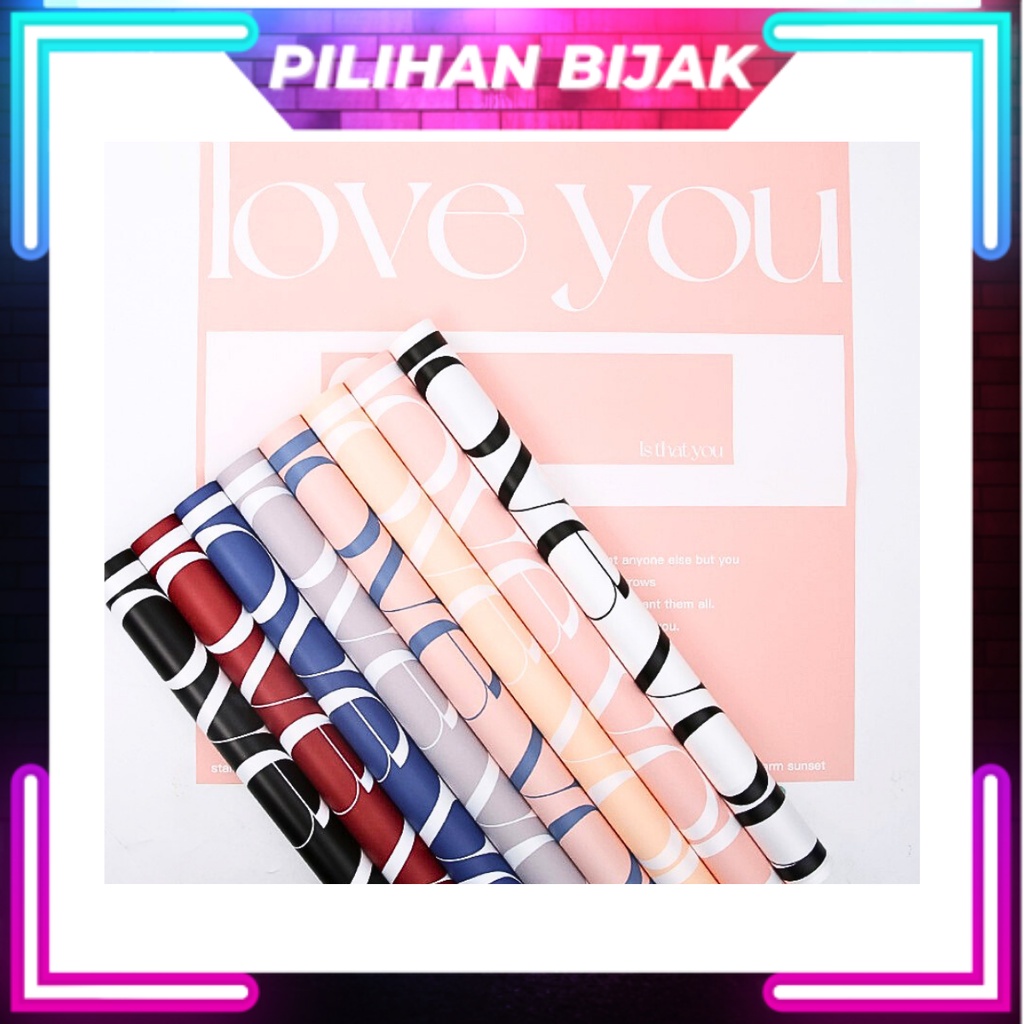 20PCS Waterproof Wrapping Paper Kertas Haadiah Floral Paper Kertas ...