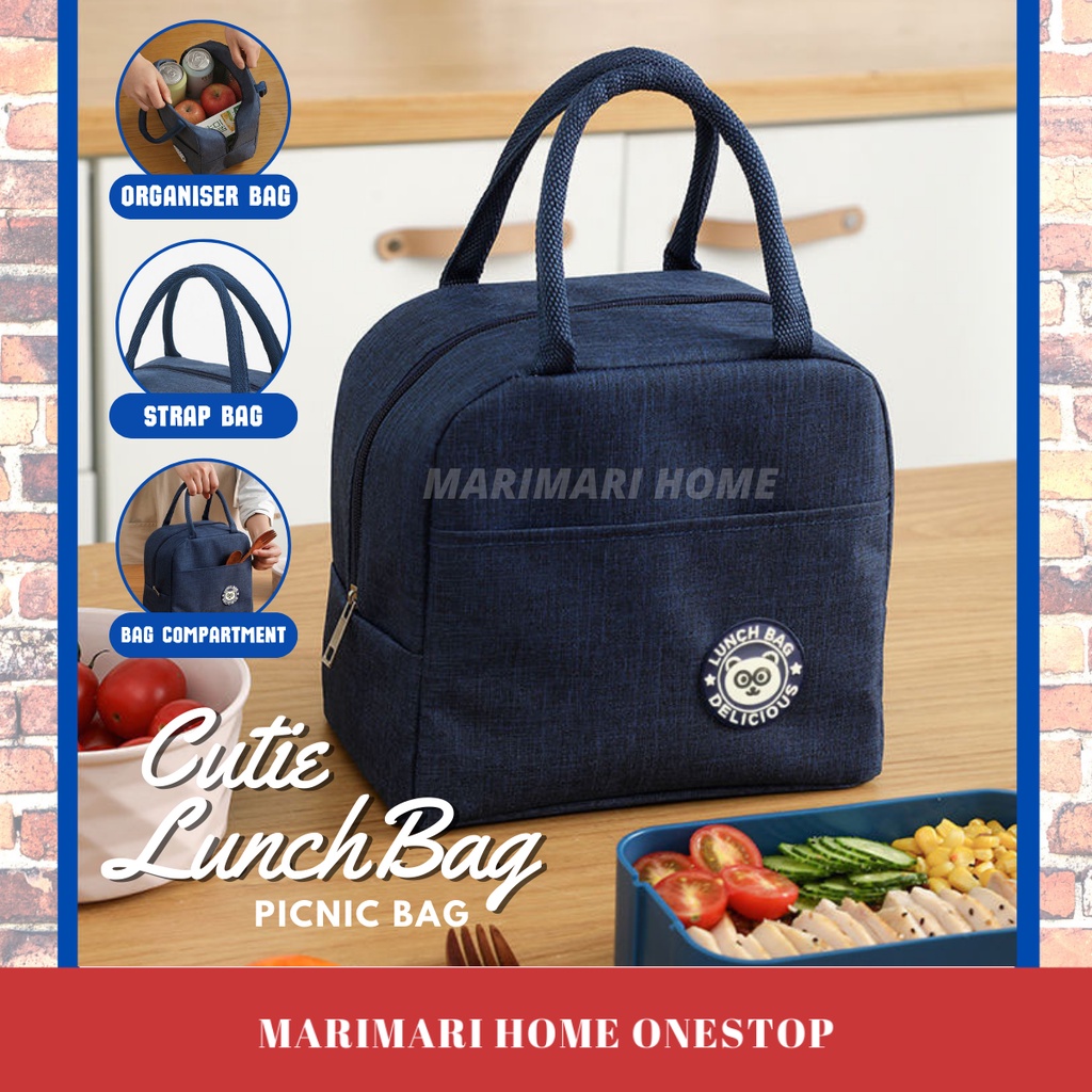 Portable Insulated Thermal Cooler Lunch Bag Picnic Bag Insulation Bag ...