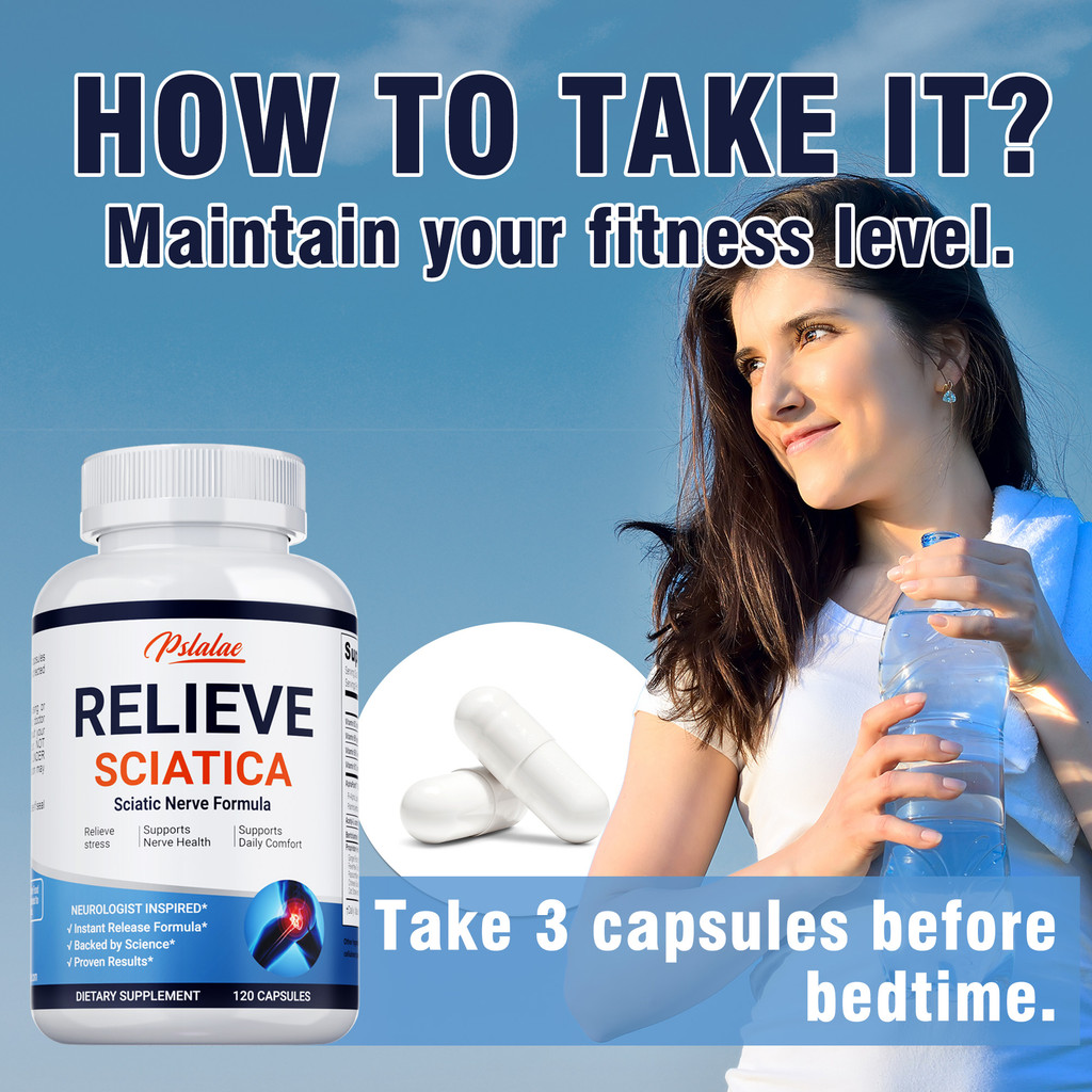 Sciatica Supplement with Alpha Lipoic Acid - Maximum Strength ALA Sciatic Nerve Support ...