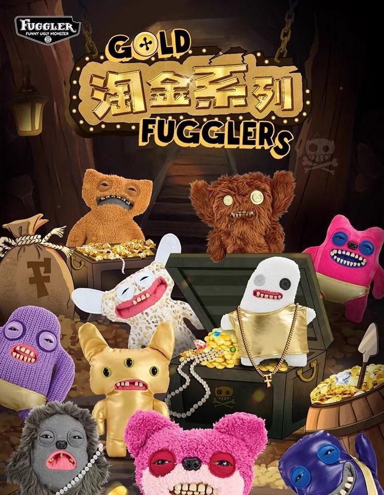 [Genuine Version] FUGGLER Gold Rush Series Germination Monster Doll ...