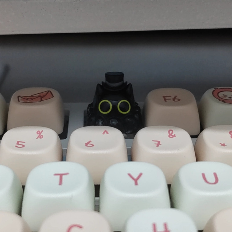 Octopus Cat Keycap 3D Creative Cute Cartoon MX Switch Mechanical ...