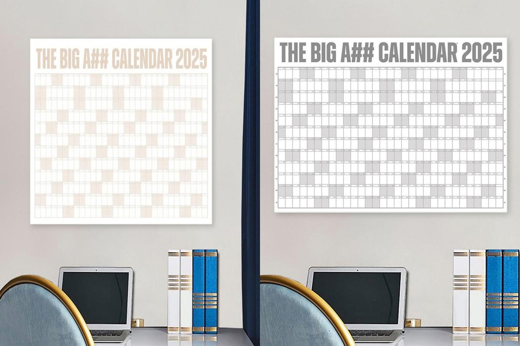 someryer| Space-saving Calendar Whiteboard Calendar 2025 Large Yearly ...