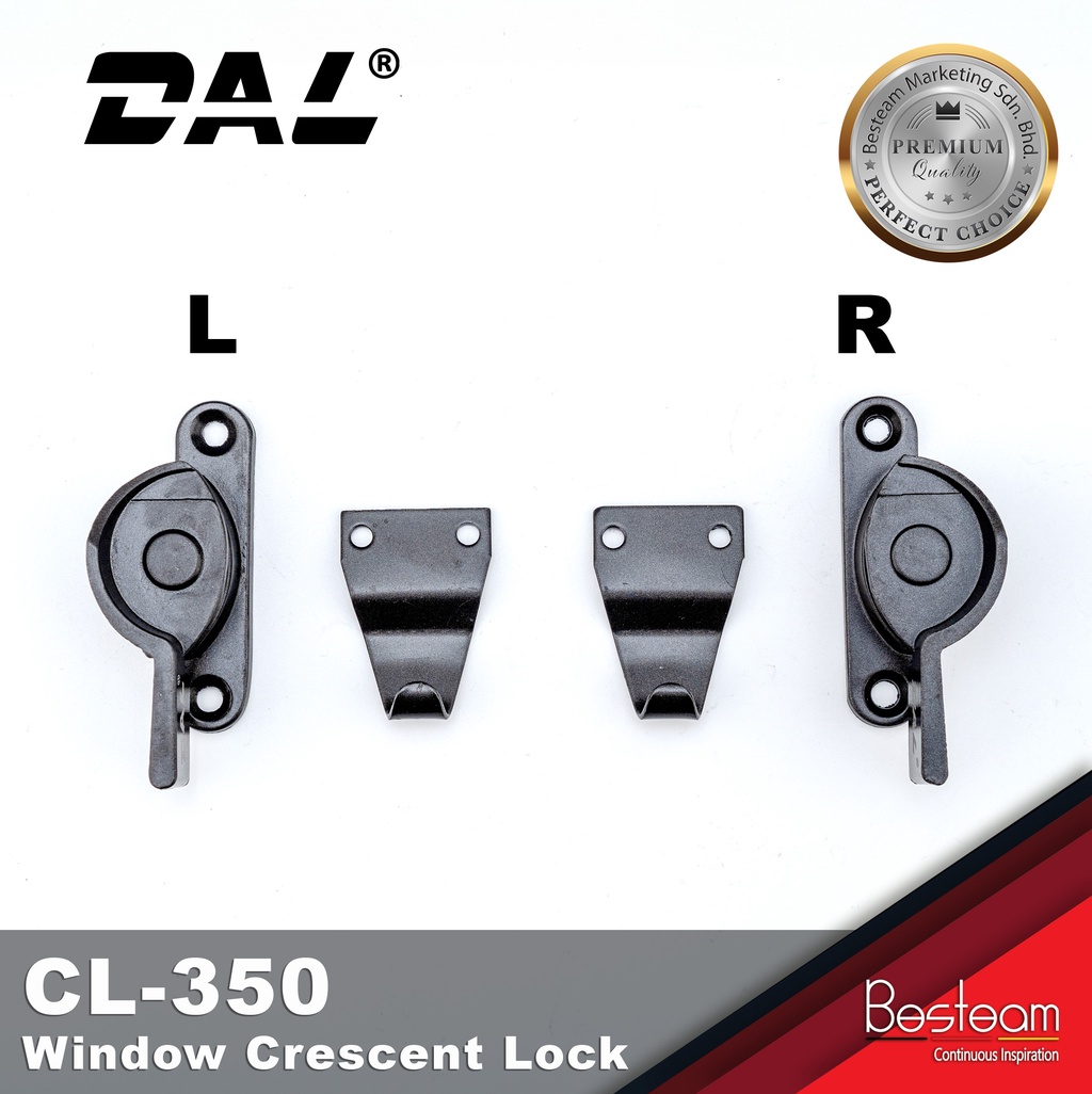 DAL CL-350 SMALL Window Crescent Locks | Shopee Malaysia