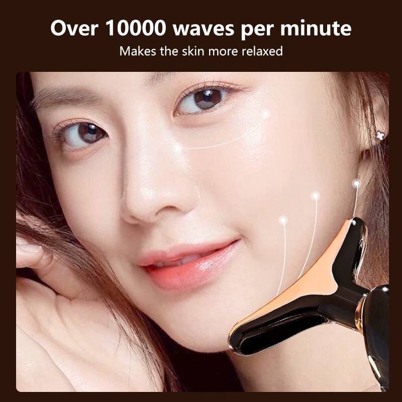 Ultrasonic Neck & Face Beauty Device Electronic Facial Neck Massager ...