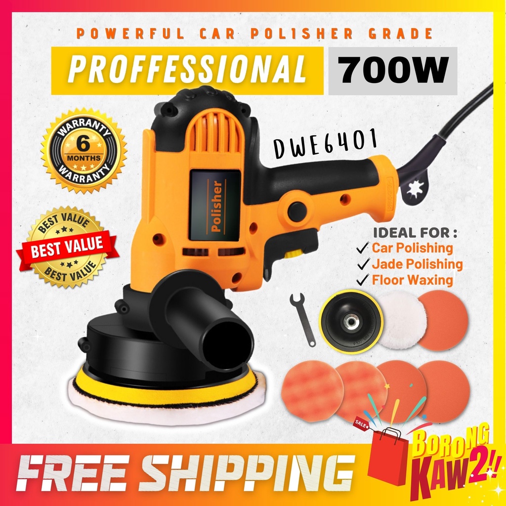 5 inch Polishing Machine 700W Car Polisher 125mm Buffing Waxing ...