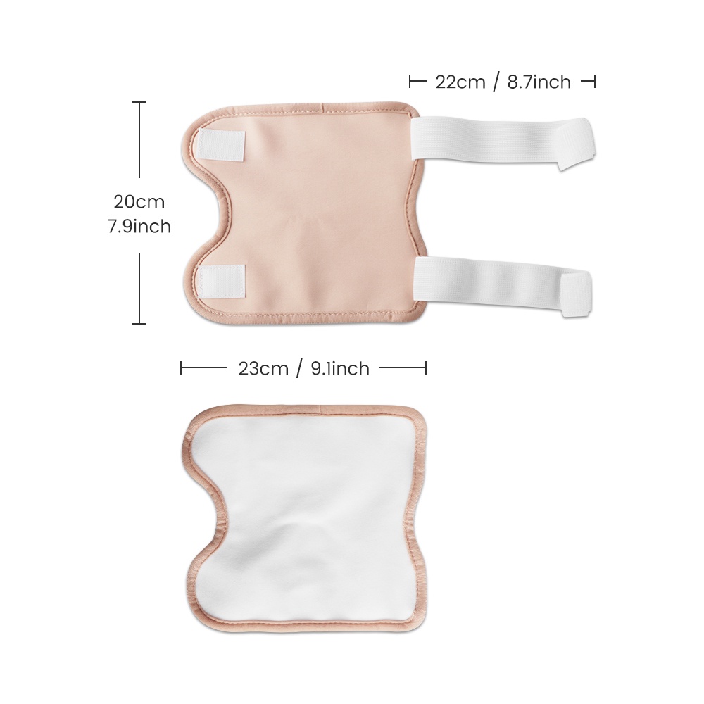 Castor Oil Pack Wrap Organic Cotton 100% for Knee Ankle Feet Reusable ...