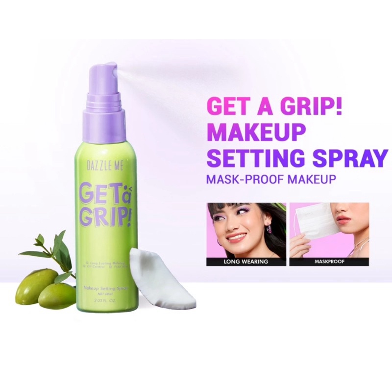 Dazzle Me Get a Grip! Makeup Setting Spray | Shopee Malaysia