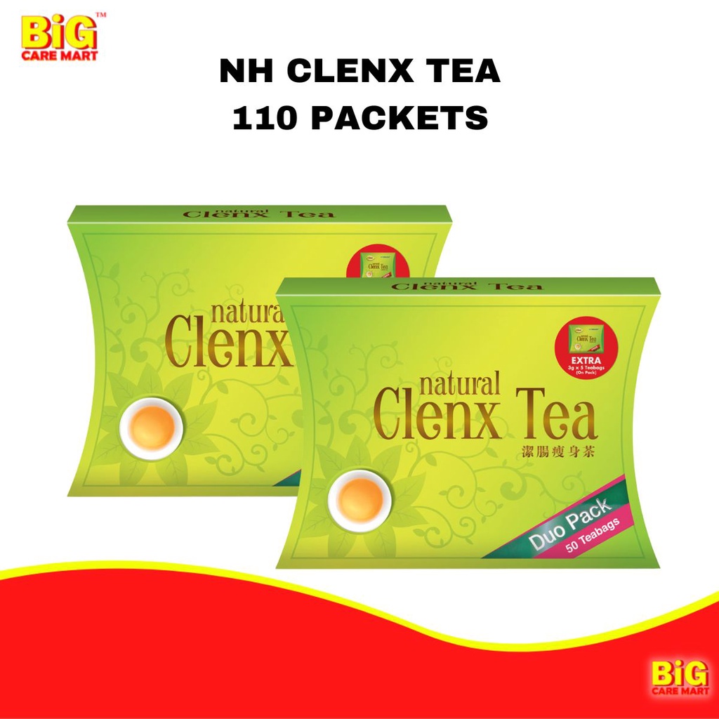 NH DETOXLIM NATURAL CLENX TEA 110Teabags (Buang Lemak & Detox) | Shopee ...