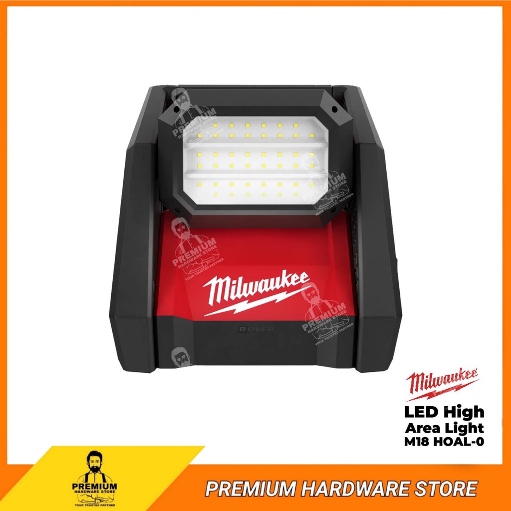 MILWAUKEE M18 4000 Max Lumens LED High Performance Area Light M18 HOAL ...