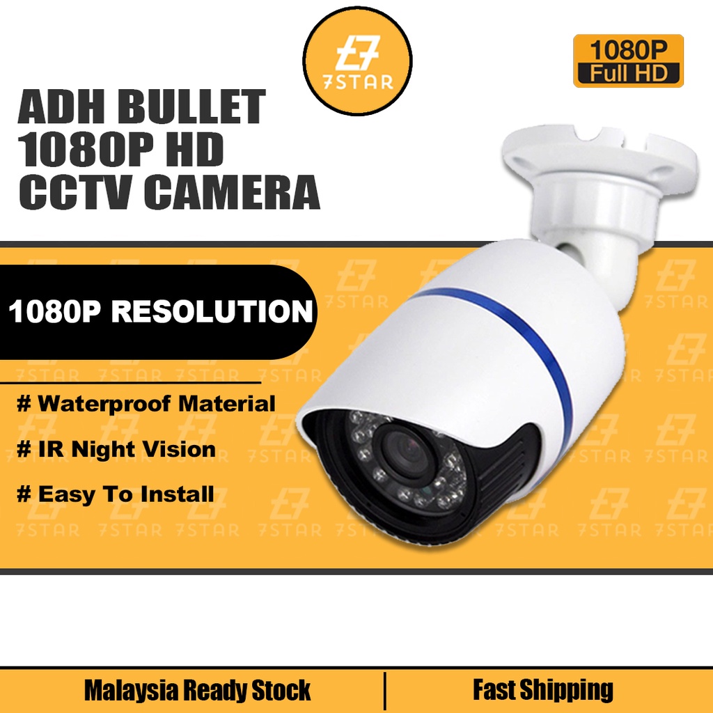 7star AHD 1080P CCTV CAMERA With Metal Housing AHD-999D (BULLET 1080P ...