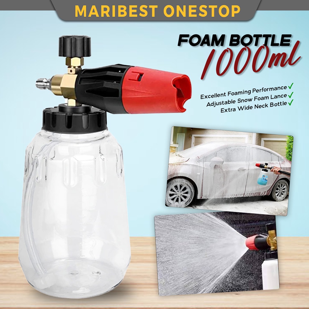 1000ml Foam Spray Gun Wash Foam Spray Water Jet Gun Soap Foam Bottle ...